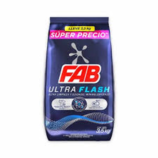 Detergente Fab Ultra Flash Floral