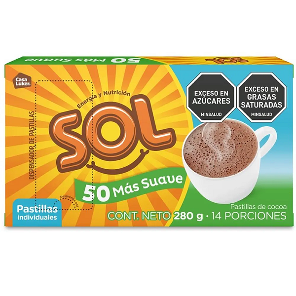 Chocolate Sol 50% Azucar