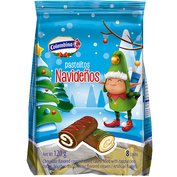 Pastelitos Ponky Colombina Navidad