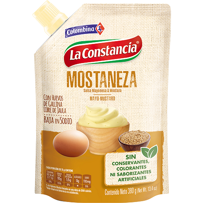 Salsa La Constancia Mostaneza Doy Pack